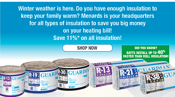Menards: Keep Warm With New Insulation! | Milled