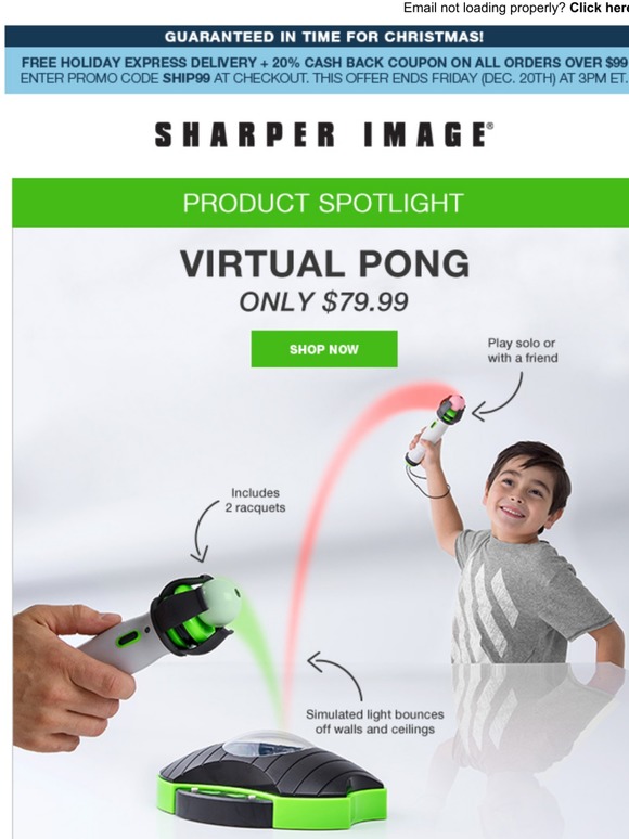 Sharper Image: Product Spotlight: Virtual Pong 😁 | Milled