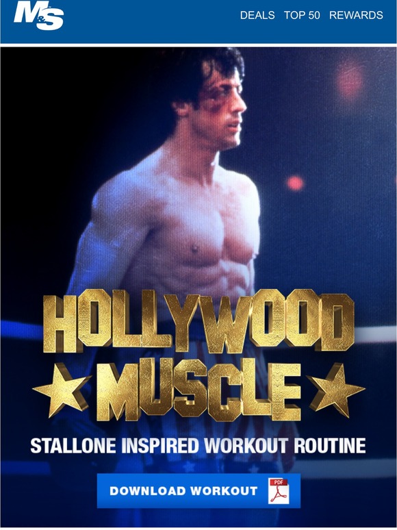 Muscle & Strength: Rocky Workout: Old School Sylvester Stallone ...