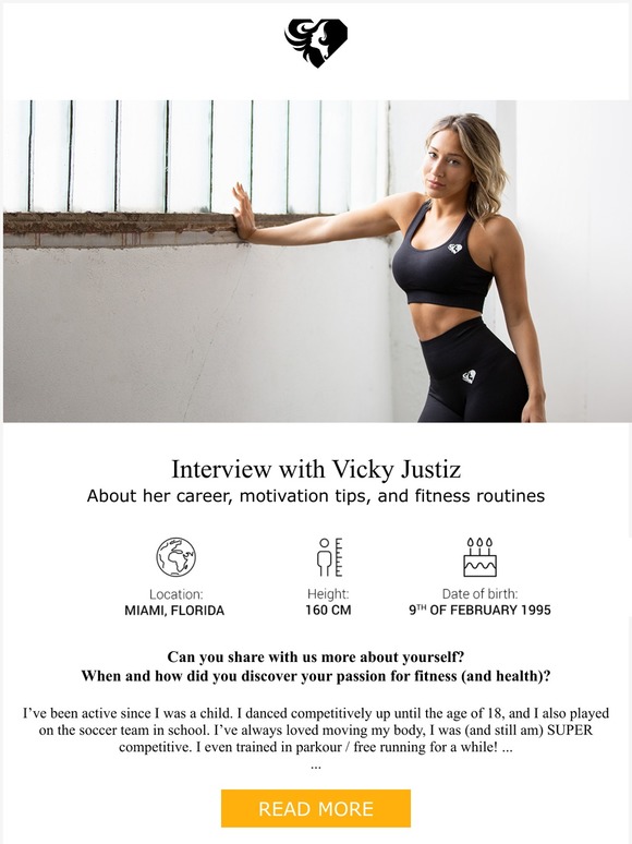 Women's Best: Interview with Vicky Justiz on her career, motivation ...