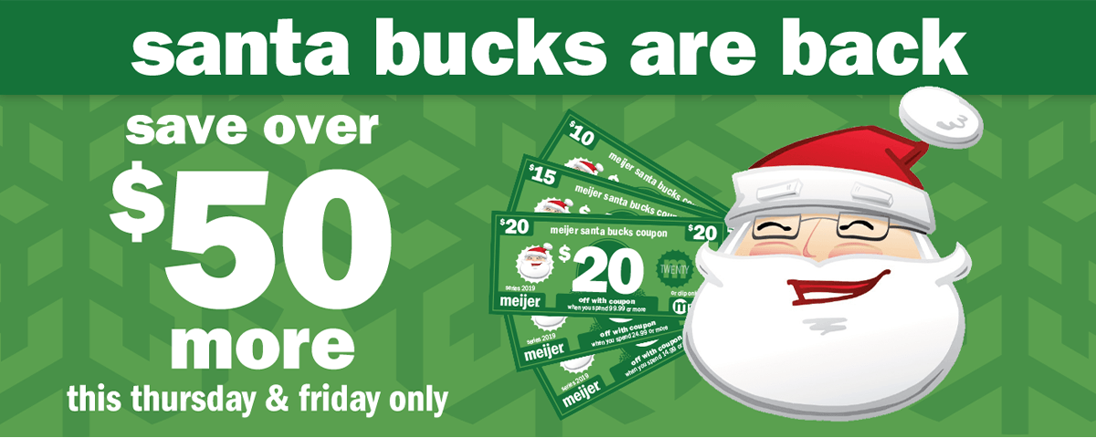 Meijer: Santa Bucks + Last Minute Gift Deals | Milled