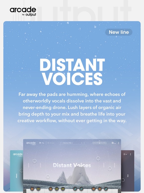 Platform: NEW: Distant Voices - Otherworldly Vocals for ARCADE | Milled