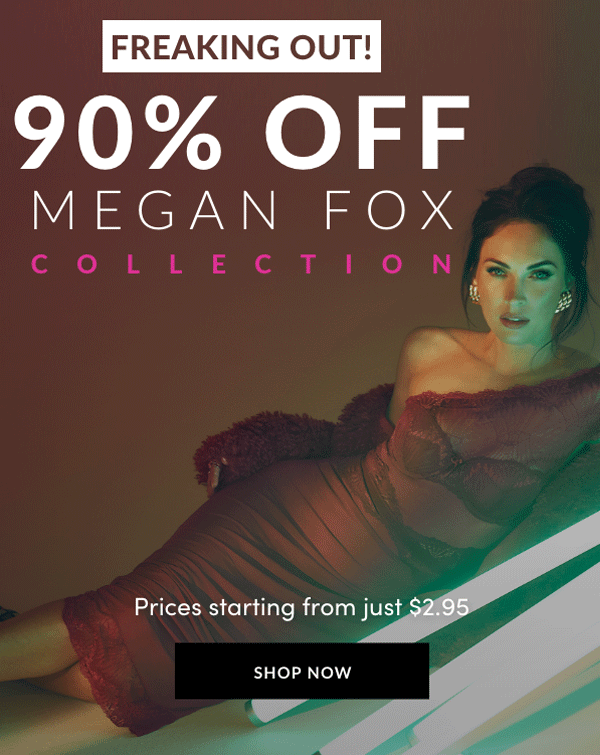 Frederick's of Hollywood: Yep, we went there 👇 90% Off Megan Fox ...