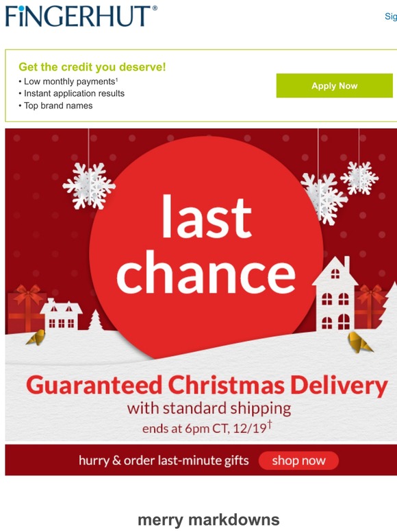 Fingerhut: Fingerhut: 😳 Did Christmas sneak up on you? | Milled