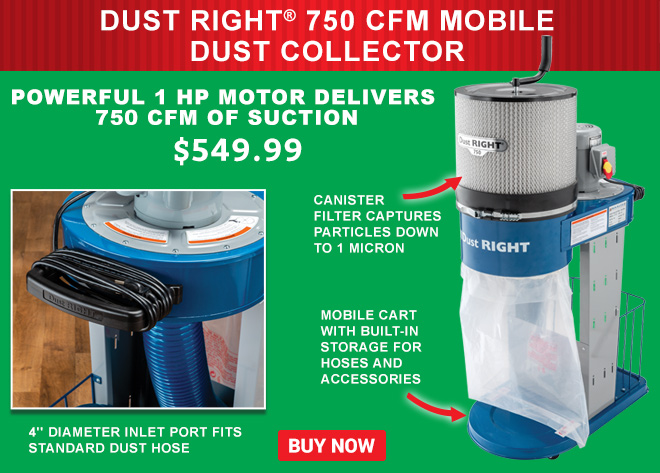 Rockler Woodworking and Hardware: Holiday Sale Deals: Brand New Dust ...