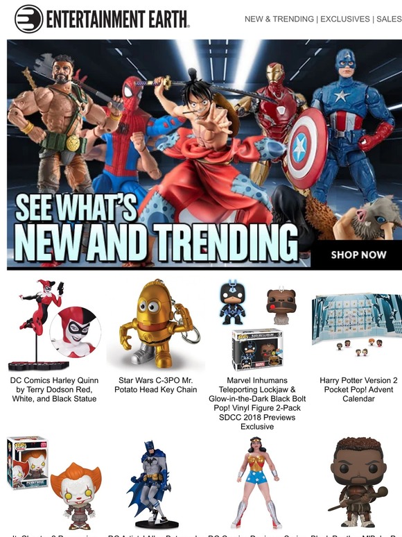 Entertainment Earth: Marvel Legends, Demon Slayer, and Transformers ...