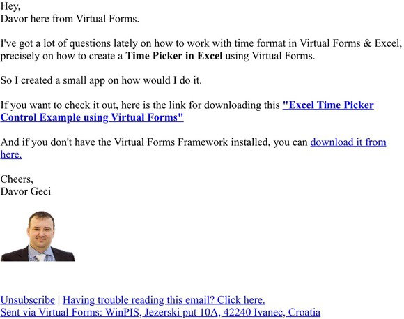 Virtual Forms: ⏱️ Excel Time Picker control ⏱️ with Virtual Forms | Milled