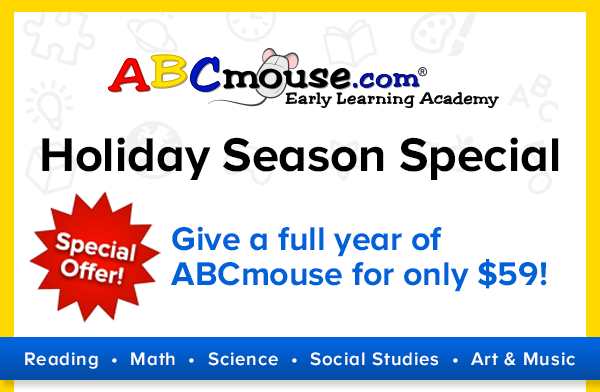 ABCmouse.com: Last-Minute Gifts, 50% Off! | Milled