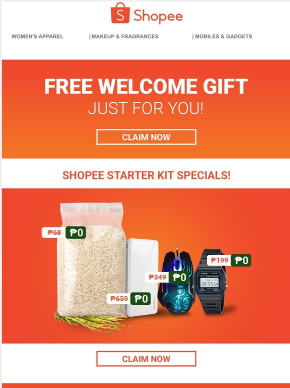 Shopee: Claim your Free Gift wth the Shopee Starter Kit! | Milled