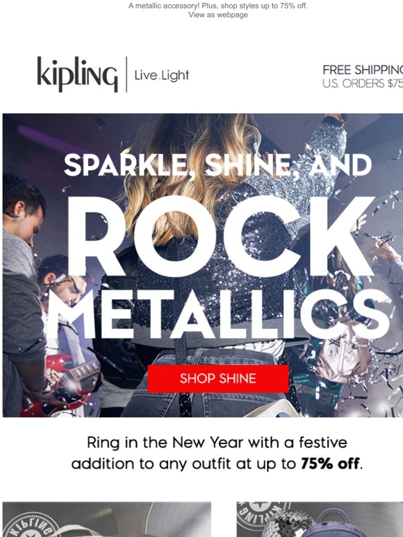 Kipling: The Finishing Touch To That NYE Outfit | Milled