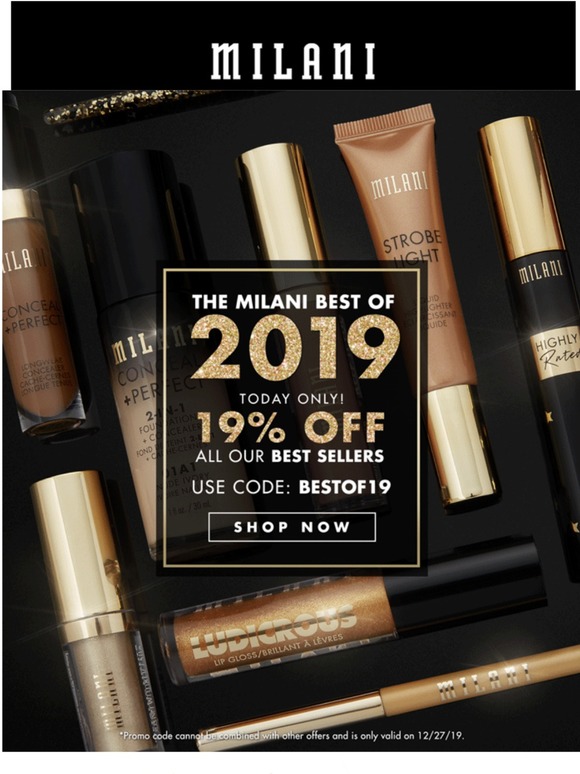 Milani Cosmetics: ⭐The 2019 Milani Best Sellers (plus get 19% off!)⭐ ...