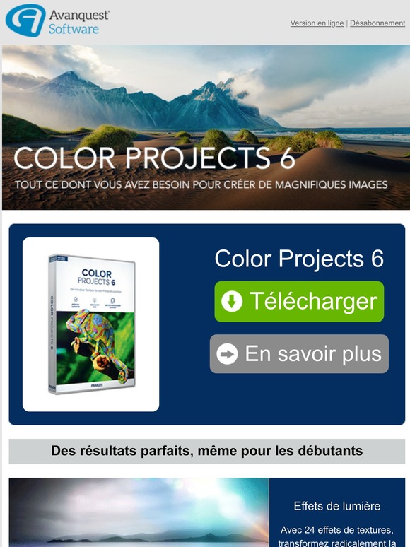 Avanquest: Color Projects 6 : Trouvez le rendu idéal pour chaque photo ...