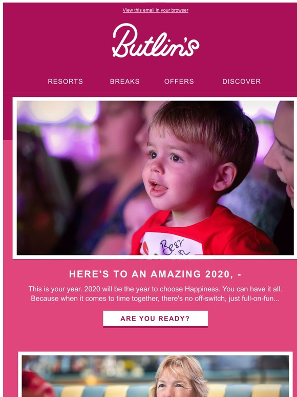 Butlins: Hello 2020, you’re looking good 🔥 | Milled