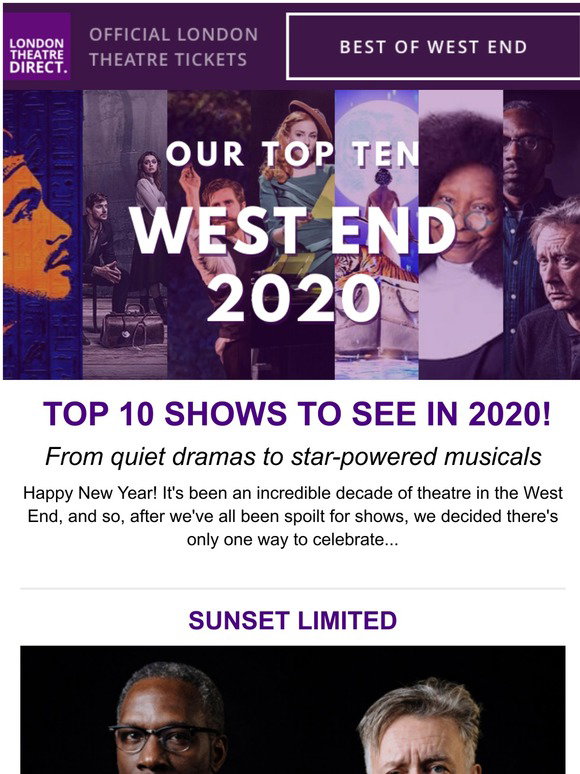 London Theatre Direct: ⭐ Our TOP 10 West End Shows To See In 2020! ⭐ ...