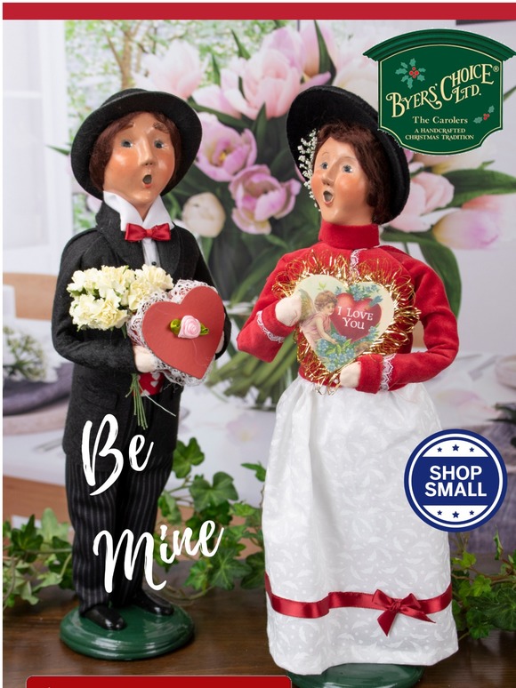 Wooden Duck Shoppe: ️ Byers' Choice 2020 Valentine Carolers are HERE ...