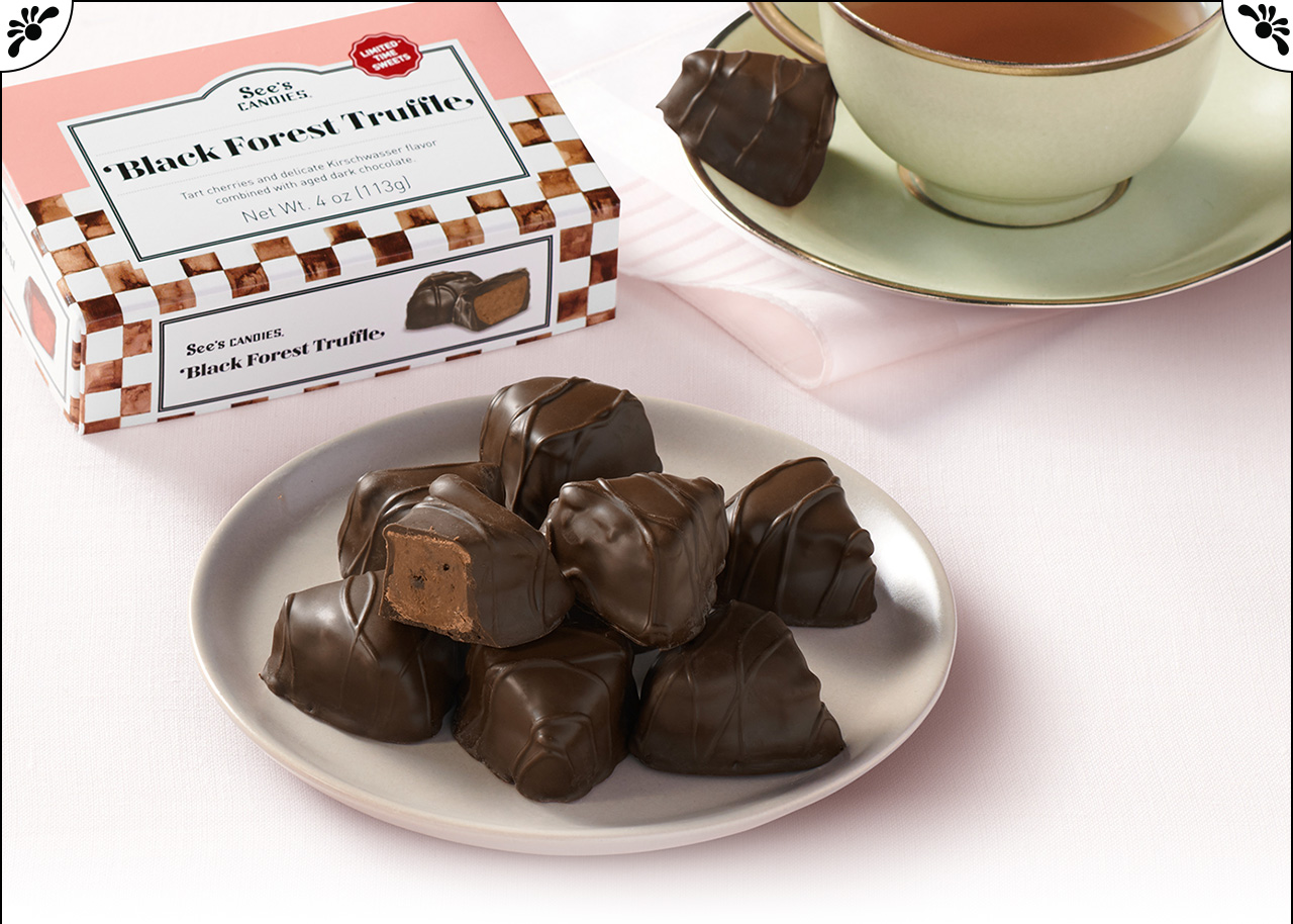See's Candies, Inc.: LIMITED TIME: Black Forest Truffles are back! | Milled