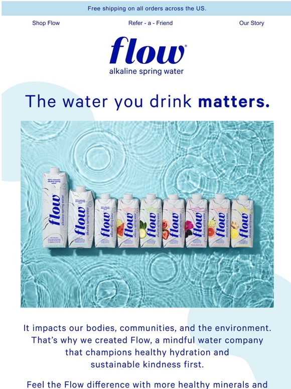 Flow Hydration: Thanks for joining the Flow family 🌊 | Milled