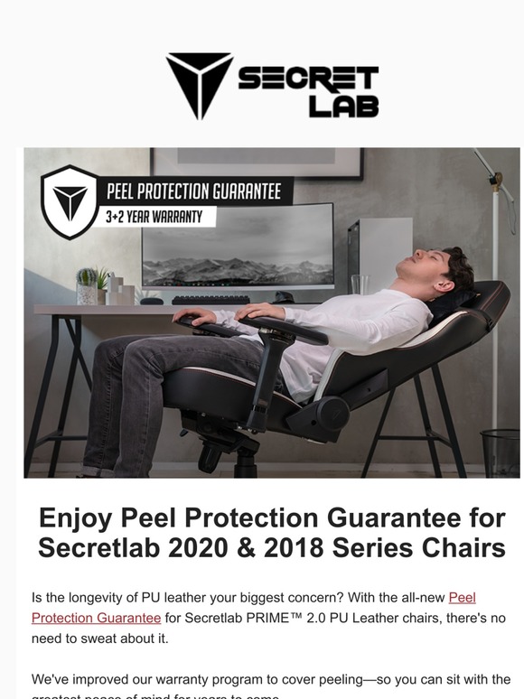 Secretlab: [Singapore] Peel Protection Guarantee for Secretlab chairs ...