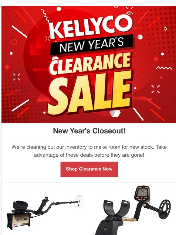 Kellyco Metal Detectors: 🎉 New Year Clearance Blowout! 🎉 | Milled