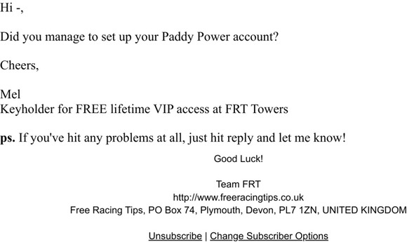 Free Racing Tips: Have you done it? | Milled