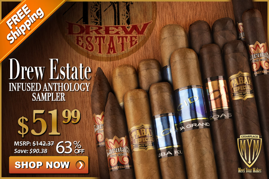 Cigar Place: FINAL HOURS: 63% Off Drew Estate Infused Anthology Sampler ...