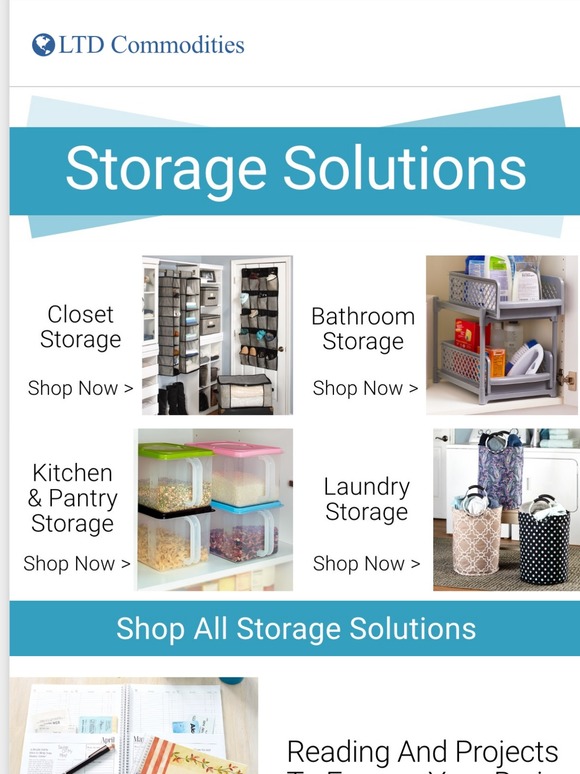 LTD Commodities: Storage Solutions For Every Room | Milled