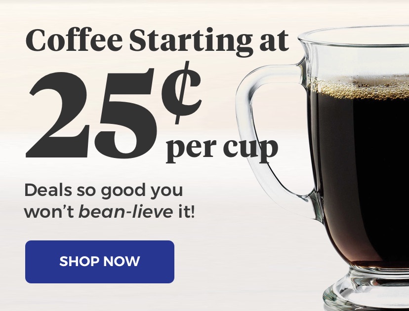Bed Bath & Beyond: Coffee from 25 cents (no joke!) | Milled