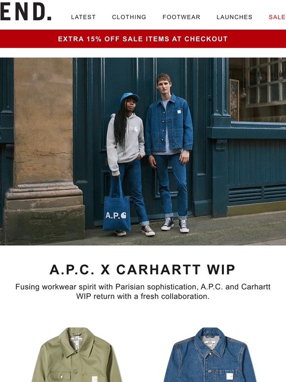 Diemme: A.P.C. x Carhartt WIP collection - now online | Milled