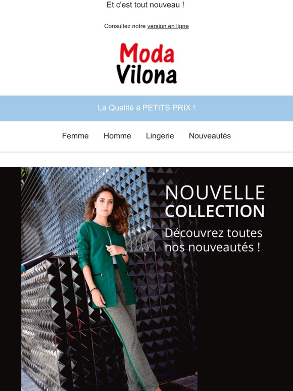 Moda Vilona: 😍Découvrez-vite la nouvelle collection à prix canon ! | Milled