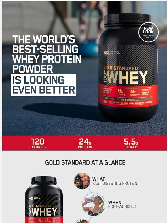 Optimum Nutrition: The World’s Best-Selling Whey Protein Is Looking ...
