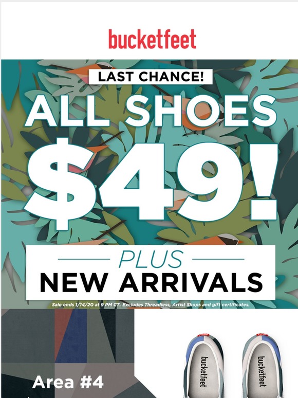 Bucketfeet: $49 Bucketfeet LAST CHANCE + NEW designs | Milled