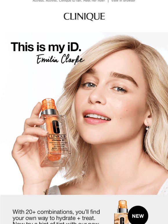 Clinique: Introducing…our new Global Brand Ambassador. | Milled