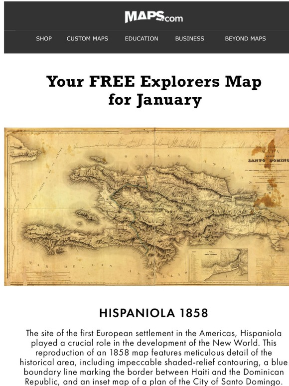 Maps: Your FREE January Map Is Here! | Milled