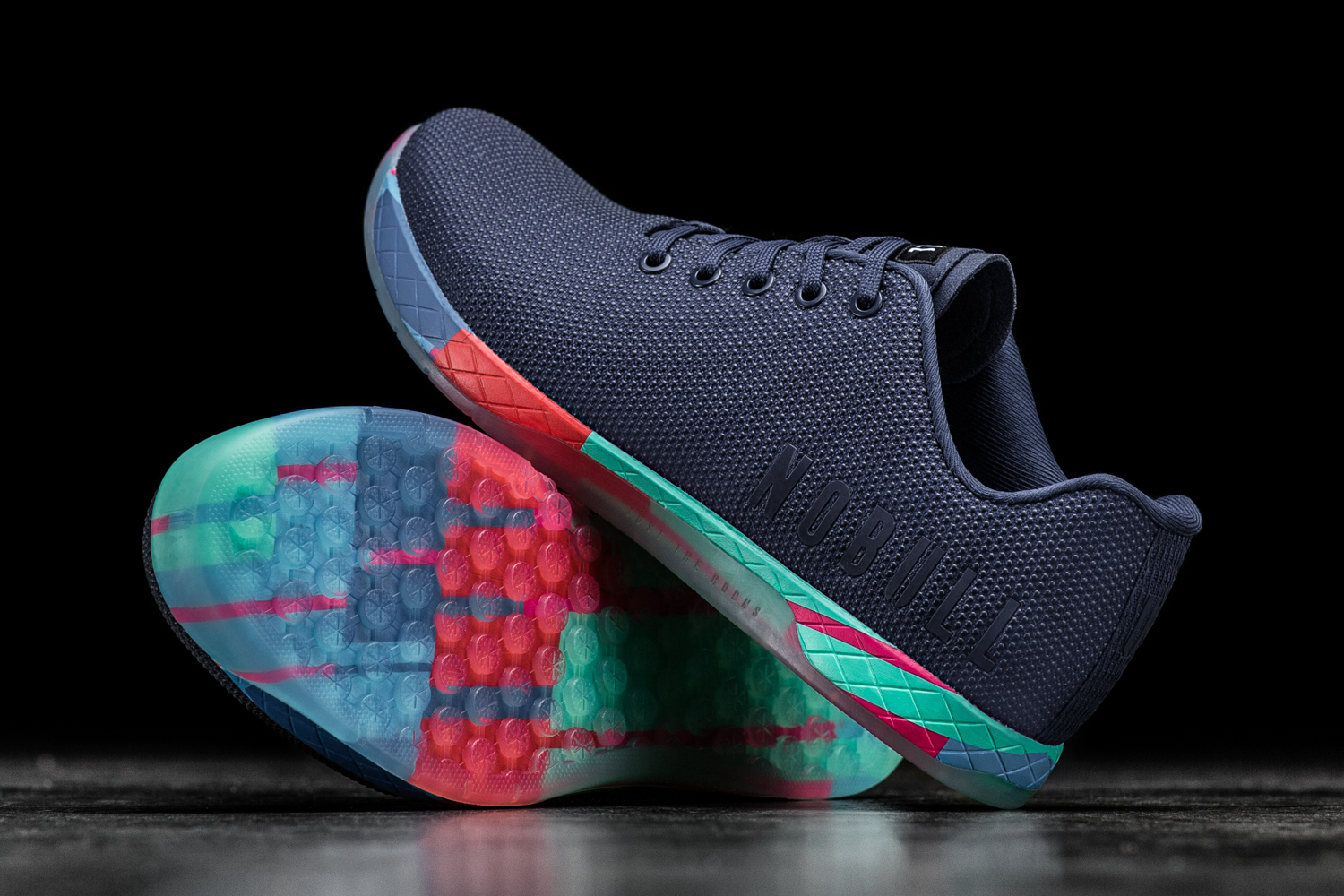 NOBULL: Introducing the High-Top Navy Gum & Navy Trainers. | Milled