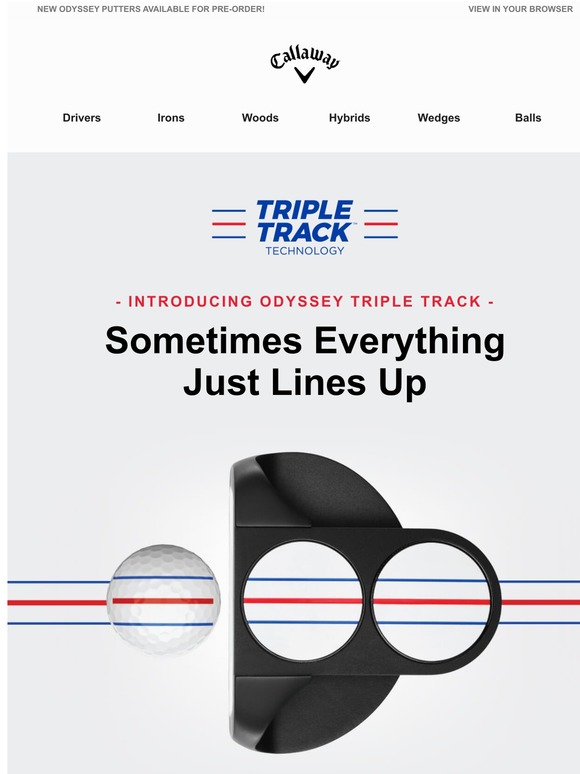 Callaway Golf: Introducing Odyssey Triple Track Putters! | Milled