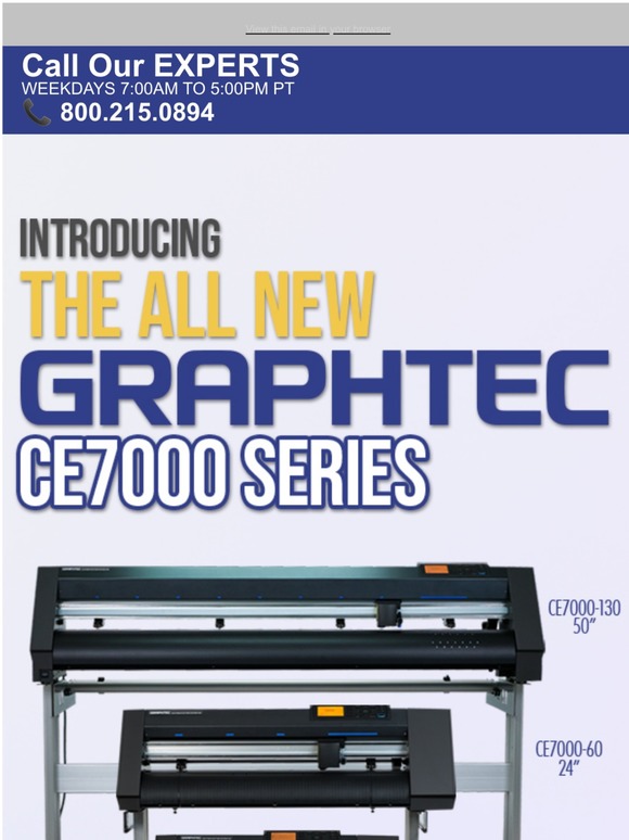 Heat Press Nation: Introducing the New Graphtec CE7000 Series! | Milled