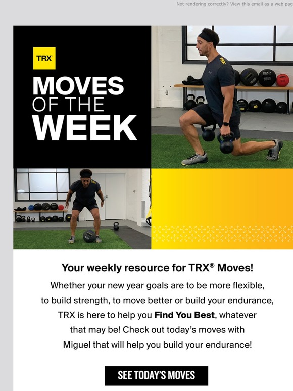 TRX Training: TRX Moves Of The Week - Build Endurance in 2020 | Milled