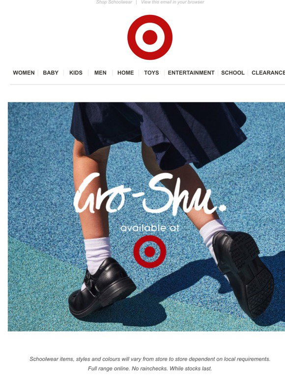 Target: Gro-Shu school shoes exclusive to Target | Milled