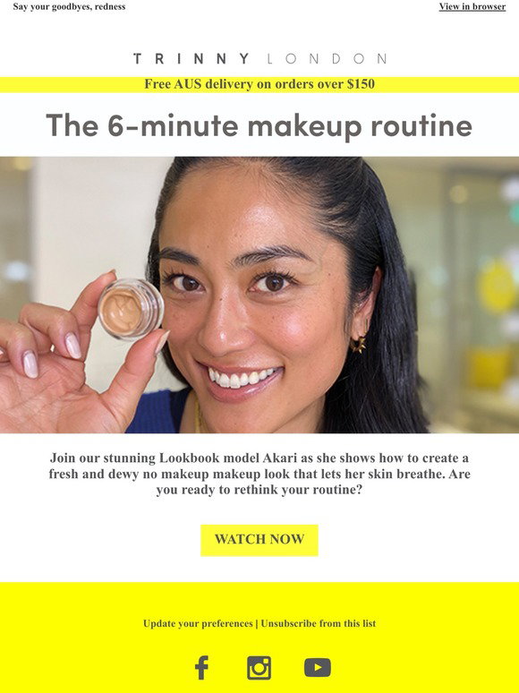 Trinny London: The makeup routine that gives you good skin | Milled