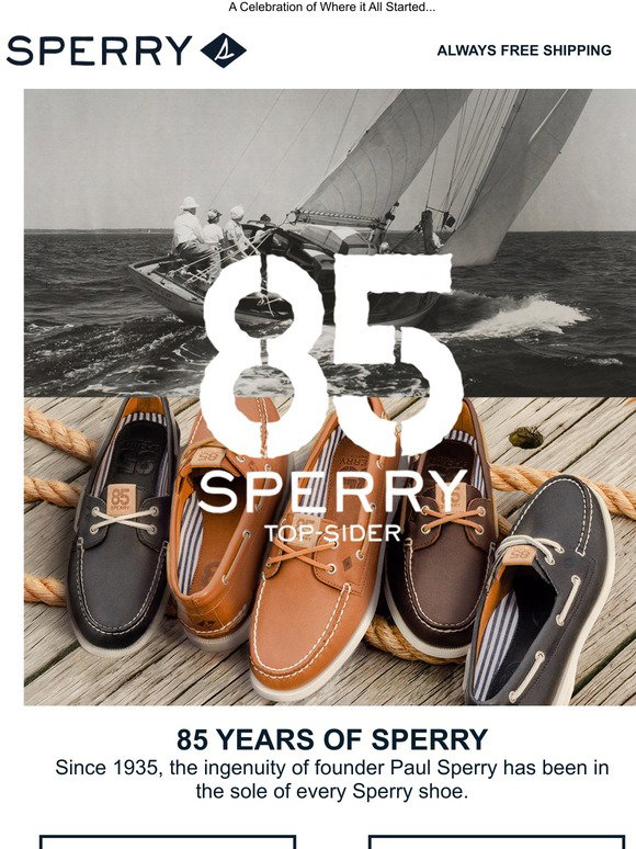 Sperry: Introducing the 85th Anniversary Collection | Milled