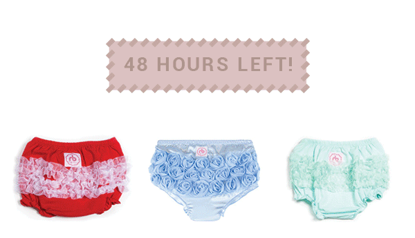 Ruffle Buns: 48 hours left! Enjoy 3 FREE pairs of Ruffle Buns! | Milled