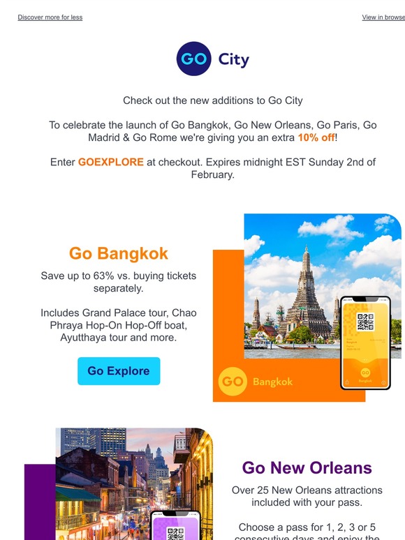 Smart Destinations: Check out our new cities passes and save an extra ...