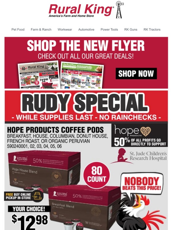 Rural King: 🔔 Shop Our New Flyer + New Rudy Special! | Milled