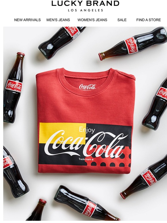 Lucky Brand: Coca-Cola® x Lucky Brand collab is HERE | Milled