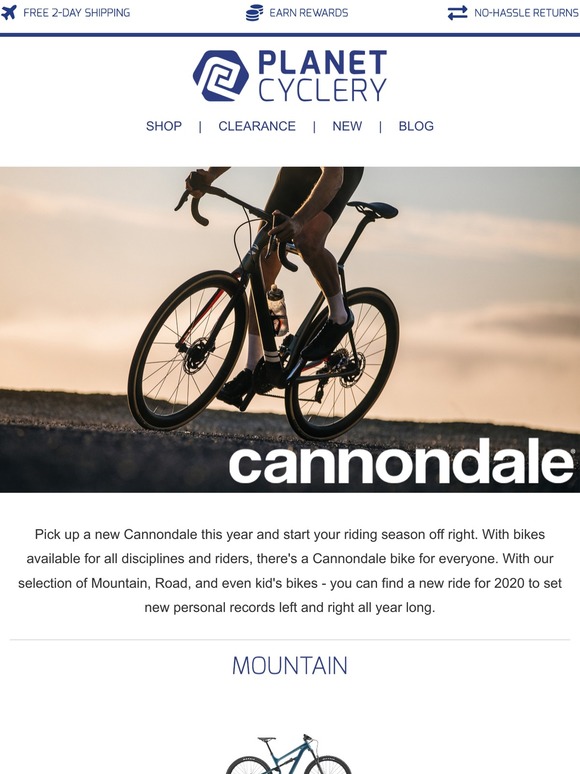 Planet Cyclery: New Season. New Bike. Ride Cannondale in 2020. | Milled