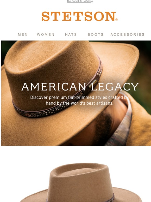 Stetson: Flat-Brimmed Styles to Sport Year-Round | Milled