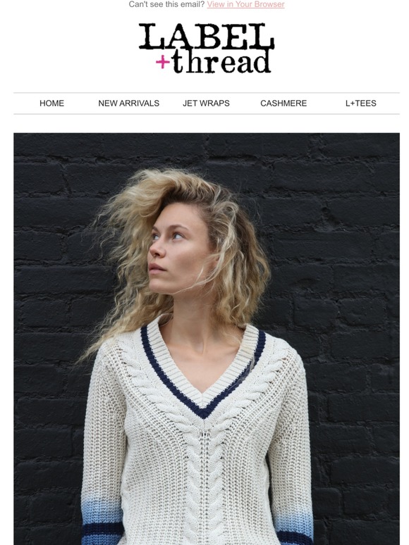 Label and Thread: The Dip Dyed Vee - Preppy + Artsy | Milled