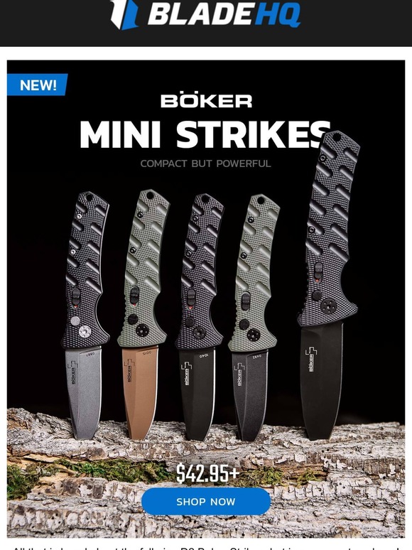 Blade HQ: New Boker Mini Strikes! | Milled
