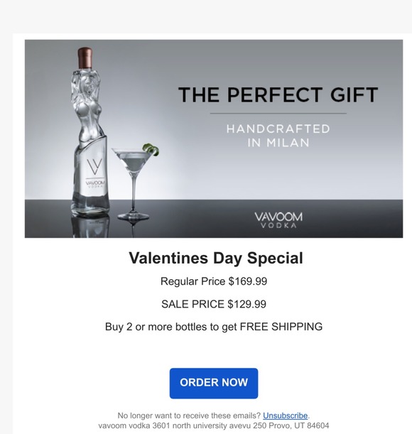 Vavoom Vodka: Valentine Day Special | Milled