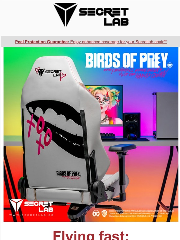 Secretlab: Flying fast: LAST FEW units for the Secretlab Birds of Prey ...